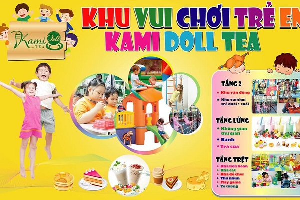 Khu vui chơi trẻ em Kami Doll Tea | Điểm đến cho bé vào cuối tuần